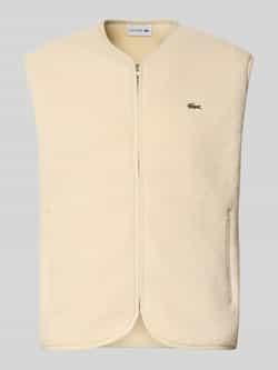 Lacoste Weste mit Logo-Applikation