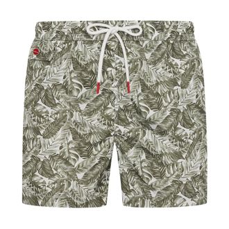 Kiton Homme, Maillots de bain, Vert, Taille: S Boxer de bain en polyester