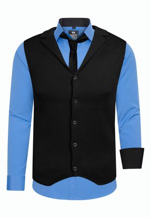 Rusty Neal Hemd mit Weste und Krawatte 3-teilig