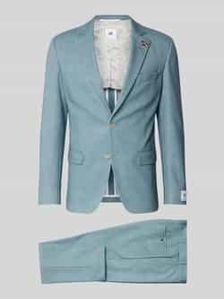 Wilvorst Slim Fit Anzug mit 2-Knopf-Sakko