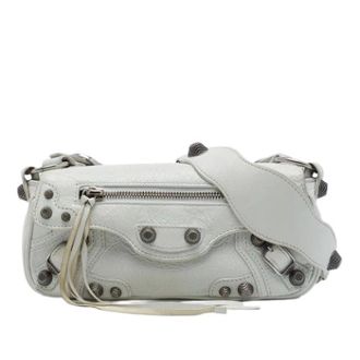 Balenciaga Sac bandouli&egrave;re Le Cagole Pre-owned - Femme - Pre-owned - Blanc - Taille: ONE Size