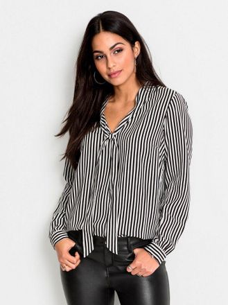 Witt Klassische Bluse Streifenbluse Langarm