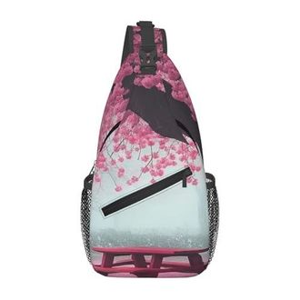 Generic Sakura Sac &agrave; bandouli&egrave;re 3D pour homme Sac &agrave; dos de randonn&eacute;e
