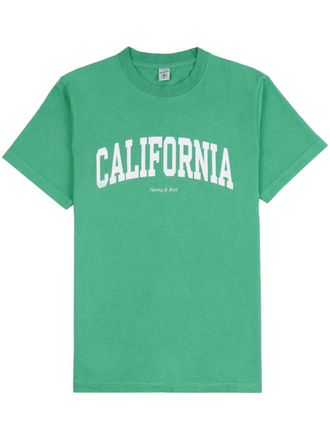 Sporty & Rich t-shirt California imprimé - Vert