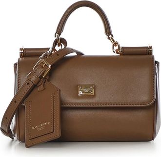 Dolce & Gabbana Femme, Sacs, Brun, Taille: ONE Size Sacs &agrave; main