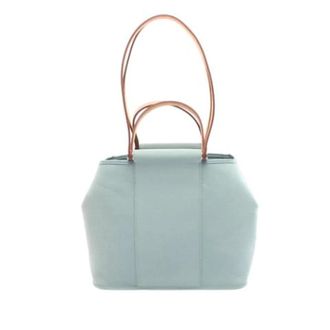 Herm&egrave;s Pre-owned Canvas Satchel - - Pre-owned - Damen - Blau - ONE SIZE