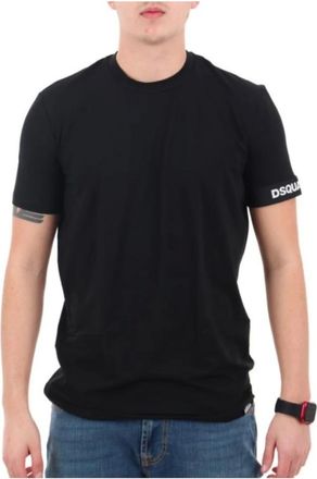 Dsquared2 Homme, Tops, Noir, Taille: XL T-shirt &agrave; col rond