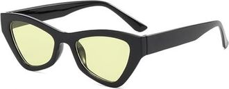 Generic Lunettes De Soleil Vacances Femmes Ext&eacute;rieur Petit Cadre Hommes Conduite(Yellow)