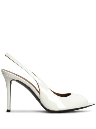 Giuseppe Zanotti sandales Intriigo 90 mm à bout ouvert - Blanc