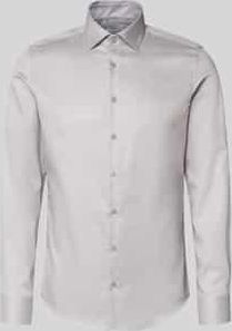 Seidensticker Slim Fit Business Hemd aus Baumwolle mit Kentkragen