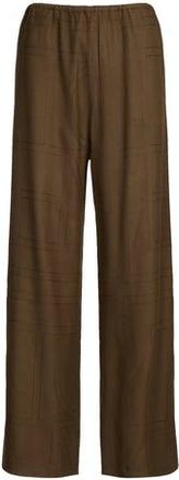 Toteme Pantalon droit &agrave; motif