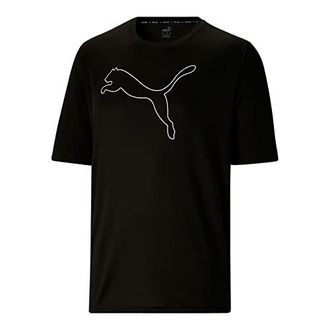 Puma Performance Cat T-Shirt (Available in Big & Tall) Chemise, Noir, 3XL Homme