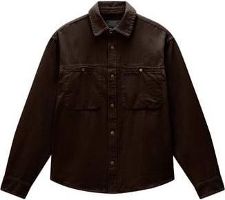 Napapijri Chemise droite en velours c&ocirc;tel&eacute;