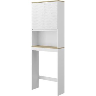 Vicco Toilettenschrank Livia, Wei&szlig;, 60 x 163 cm Vicco