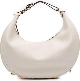 Fendi Hobo Bags - Medium Leather Fendigraphy Hobo - Gr. unisize - in Weiß - für Damen