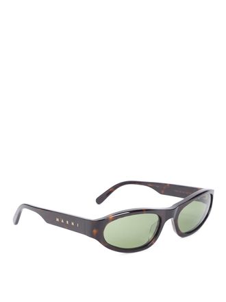 Marni Lunettes De Soleil - Marron