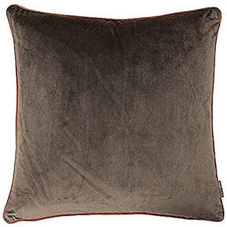 furn. Paoletti inspirierte Kollektion Meridian Kissenbezug, Polyester, Mokka/K&uuml;rbis, 55 x 55cm