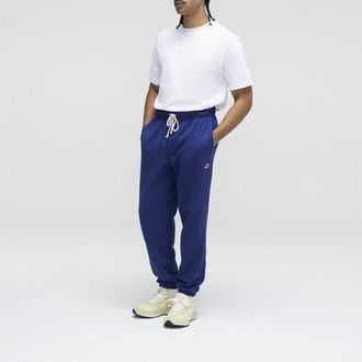 New Balance Herren Made in USA Core Sweatpant in Blau, Baumwollfleece, Gr&ouml;&szlig;e XS