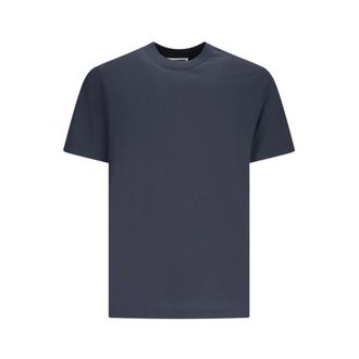 Jil Sander T-Shirt Girocollo - - Tops - Herren - Blau - S