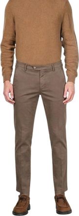 Mason's Torino Flex Chino Pants - Homme - Pantalons - Brun - Taille: M