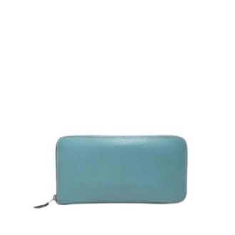 Herm&egrave;s Portefeuille zipp&eacute; Epsom doccasion - Femme - Pre-owned - Bleu - Taille: ONE Size