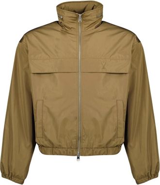 Ami Homme, Vestes, Brun, Taille: XS Coupe-vent Ami de Coeur