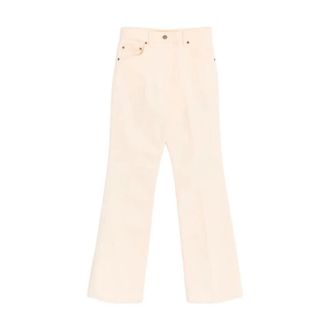 Valentino Garavani V-Detail Jeans - - Jeans - Damen - Wei&szlig; - W28