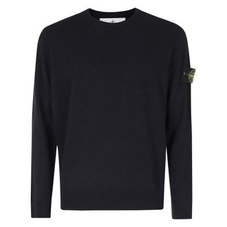 Stone Island Rundhals-Strickware - - Knitwear - Herren - Blau - XL