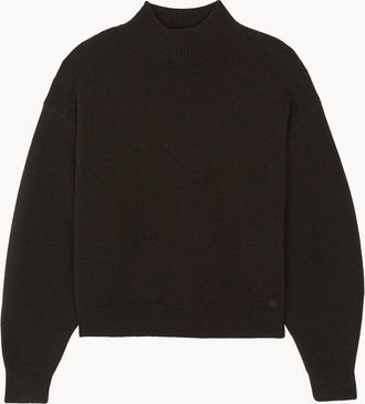 Kujten Pull cachemire femme col cheminée, 4 fils - Pull Fany