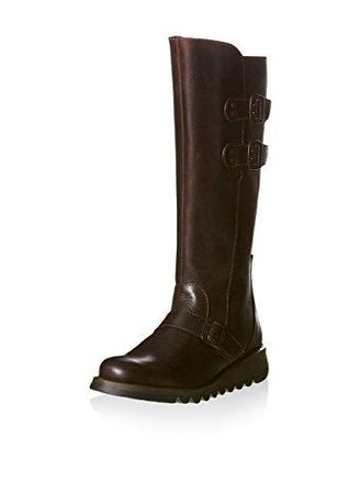 FLY London Solv Rug, Bottes Femme, Marron (Dk Brown), 37 EU