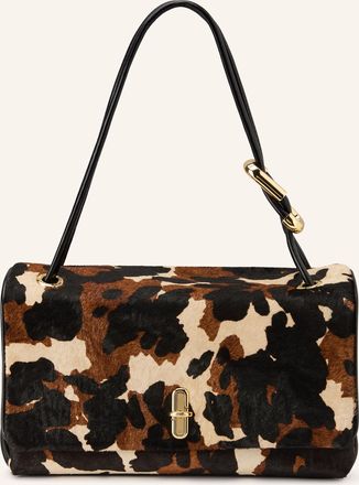 Marc Jacobs Schultertasche The Cow Haircalf Large Dual Bag braun