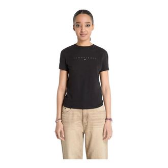 Tommy Jeans Damen, Oberteile, Schwarzk, XLGr&ouml;&szlig;e
