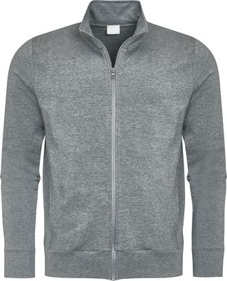 Mey Mey Herren Sweatjacke grau Baumwolle & Mix unifarben