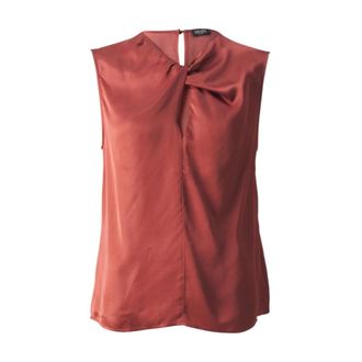 Liu Jo Femme, Tops, Brun, Taille: 42 FR Pantalon de costume en satin Smart