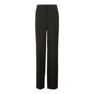Alberta Ferretti Schwarze Cady High-Waist Rei&szlig;verschluss Hose - - Trousers - Damen - Schwarzk - XS