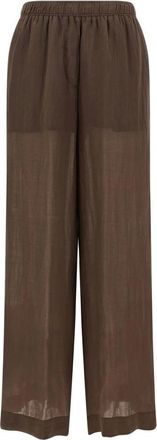 Nude Nude, Femme, Pantalons, Brun, Taille: 36 FR Pantalon Palazzo