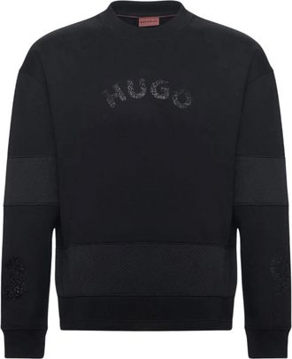 HUGO BOSS Homme, Sweatshirts et sweats &agrave; capuche, Noir, Taille: S Pulls & Gilets SweaT-shirt noir