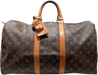 Louis Vuitton unisex, Pre-owned, Brun, Taille: ONE Size Keepall Monogram Canvas Boston Bag Pre-owned