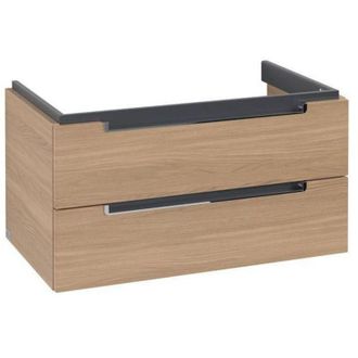 Villeroy & Boch Waschtischunterschrank SUBWAY 2.0 f&uuml;r Schrankwaschtische 787 x 420 x 449 mm Ulme Impresso A68910PN