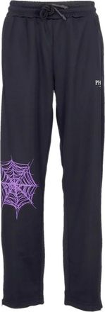 Phobia Archive Homme, Pantalons, Noir, Taille: L Cobweb Print Pants