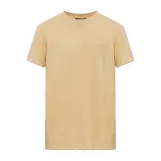 Balmain Homme, Tops, Jaune, Taille: 2XL T-shirt vintage brod&eacute;