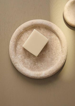 Mango Plateau salle de bain marbre &eacute;cru - Home - Taille unique - MANGO HOME