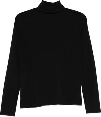 Majestic Filatures haut à col roulé - Noir