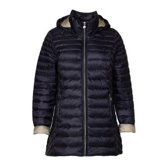 Danwear Femme, Vestes, Bleu, Taille: 42 FR Doudoune l&eacute;g&egrave;re Marine/Verte
