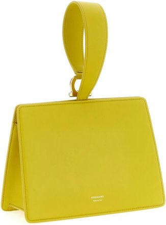 Ferragamo Femme, Sacs, Jaune, Taille: ONE Size Mini Pochette