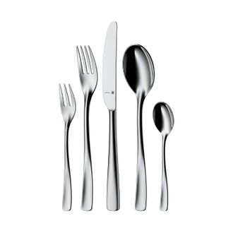 WMF Ambiente Edelstahl Besteck Set 6 Personen, Essbesteck Set 30 teilig, Hohlheftmesser, Cromargan Protect poliert, kratzbest&auml;ndig, sp&uuml;lmaschinenfest