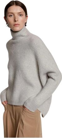 Kiefermann Kiefermann, Femme, Pulls, Gris, Taille: 36 FR Akantha Kastiger Pullover aus gewalktem Kaschmir