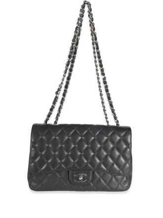 Chanel sac porté épaule Jumbo Classic Flap - Noir