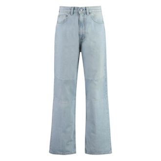 Our Legacy Homme, Jeans, Bleu, Taille: W31 Jean Coupe Classique avec Coutures Contrast&eacute;es
