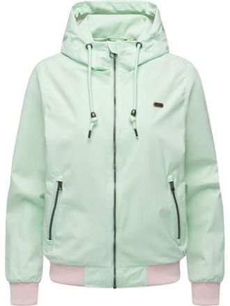 Ragwear Nuggeta Summer YOUMODO Veste de transition l&eacute;g&egrave;re et respirante &agrave; capuche pour femme Tailles XS &agrave; 6XL, menthe, 4XL